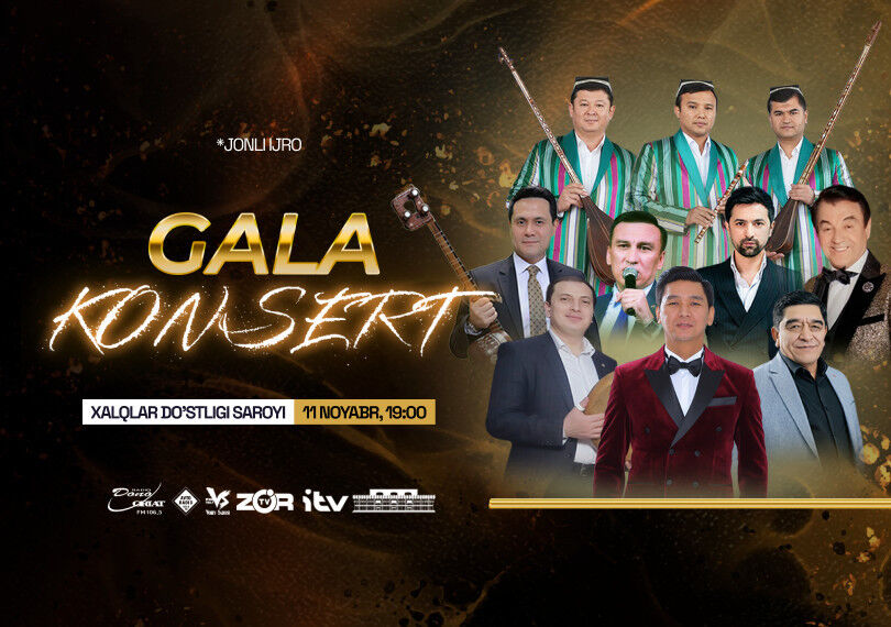 ANONS.uz - “Xalqlar do‘stligi” saroyida gala-konsert