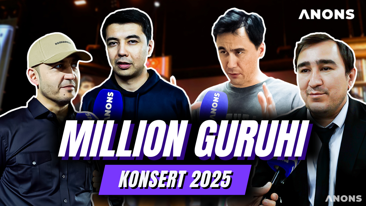 ANONS.uz - Millionning 2025 yilgi konsert dasturi