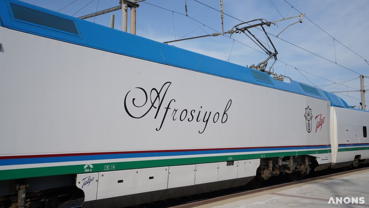ANONS.uz - Sentyabr oxirigacha Samarqandga qo‘shimcha “Afrosiyob” poyezdi qatnaydi